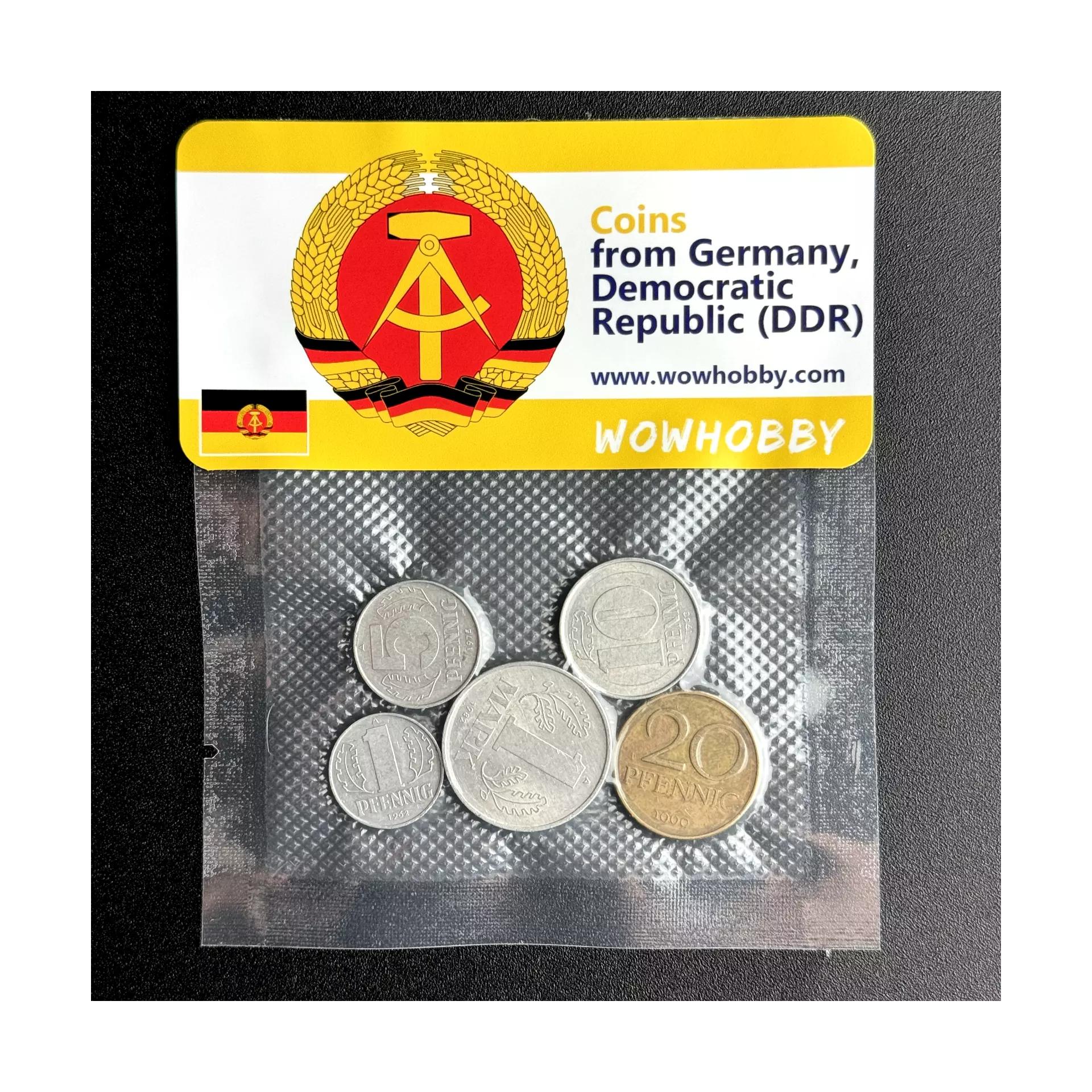 Germany, Democratic Republic (DDR) 5 Random Coins – WowHobby