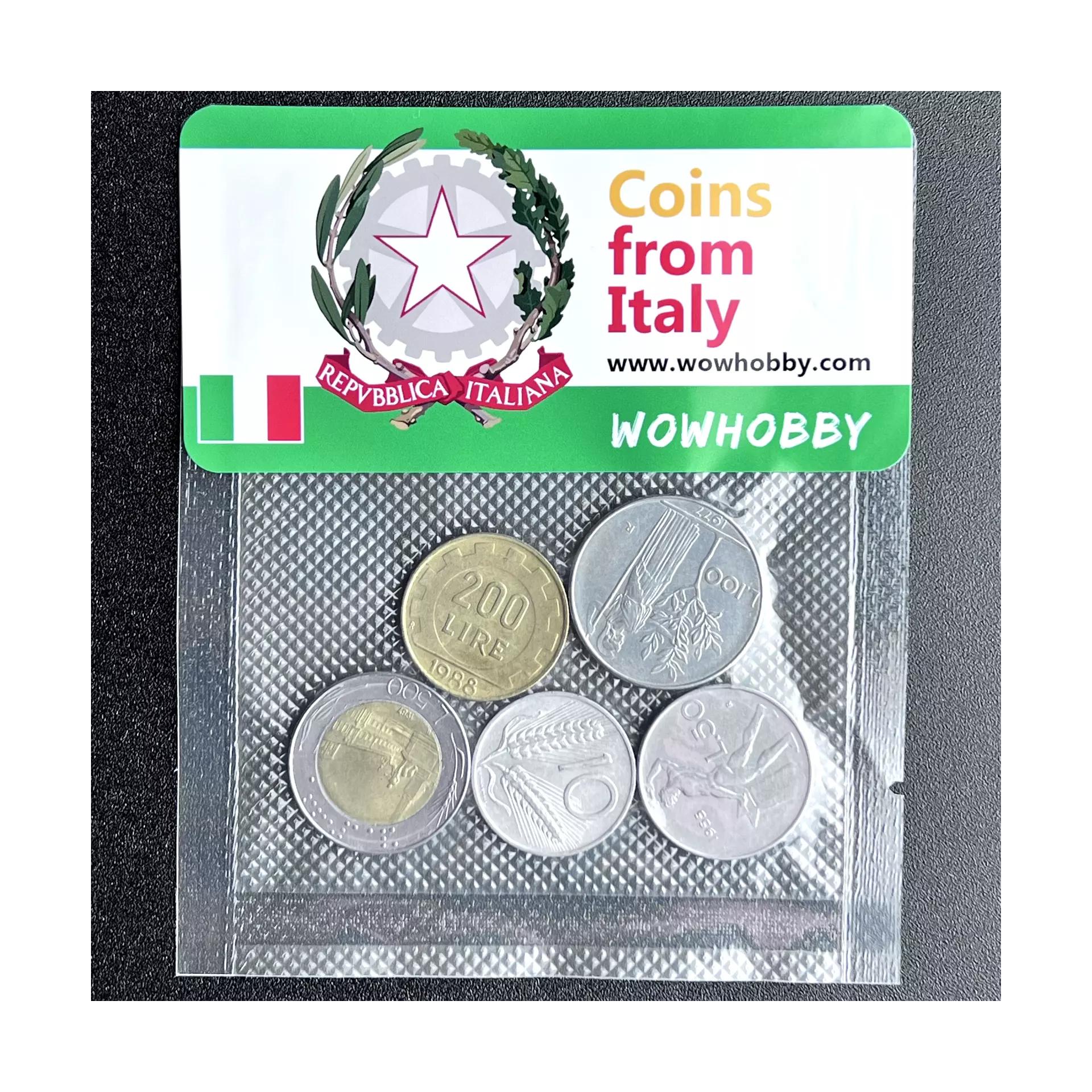 Italy 5 Random Coins – WowHobby