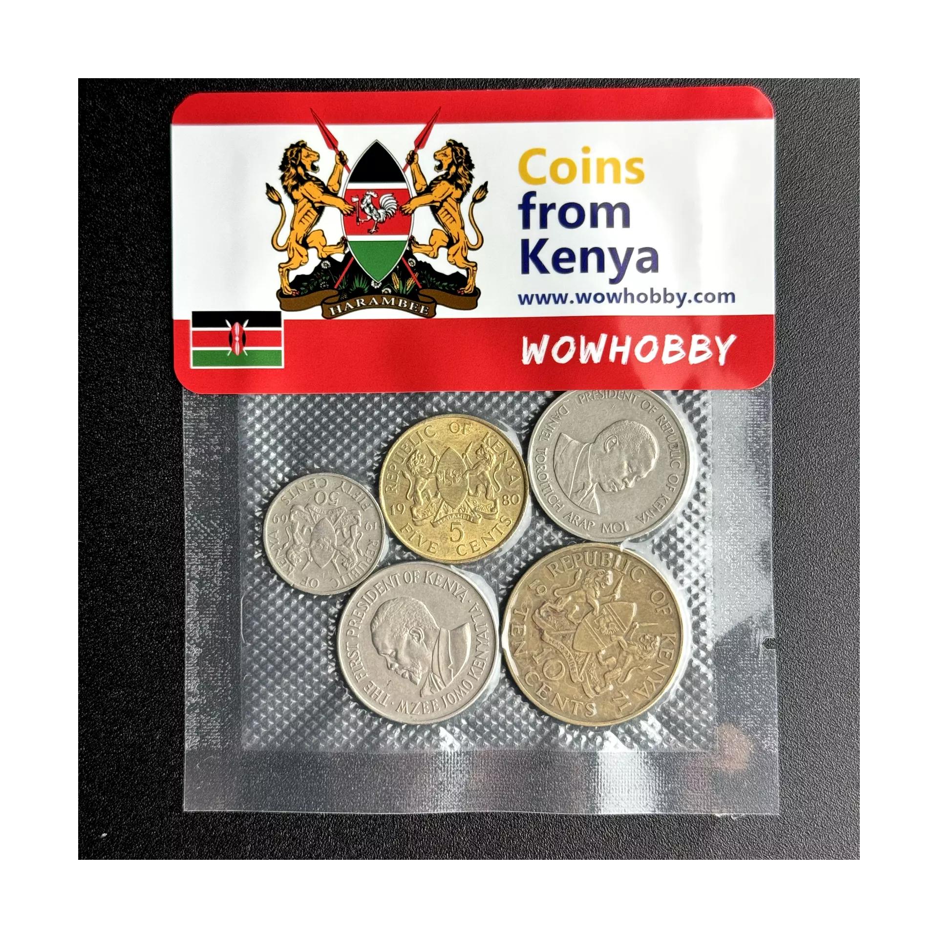 Kenya 5 Random Coins – WowHobby