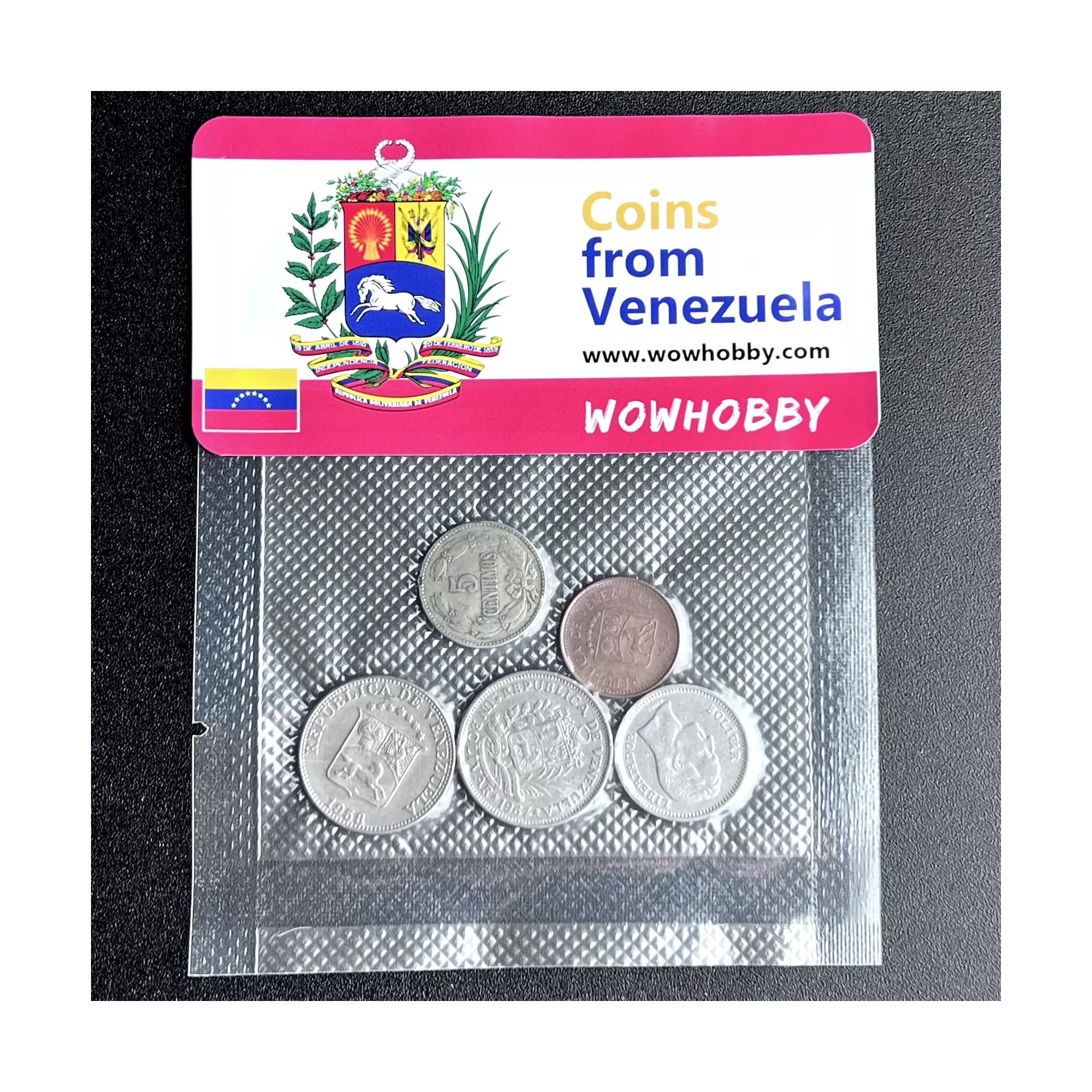 Venezuela 5 Random Coins – wowhobby